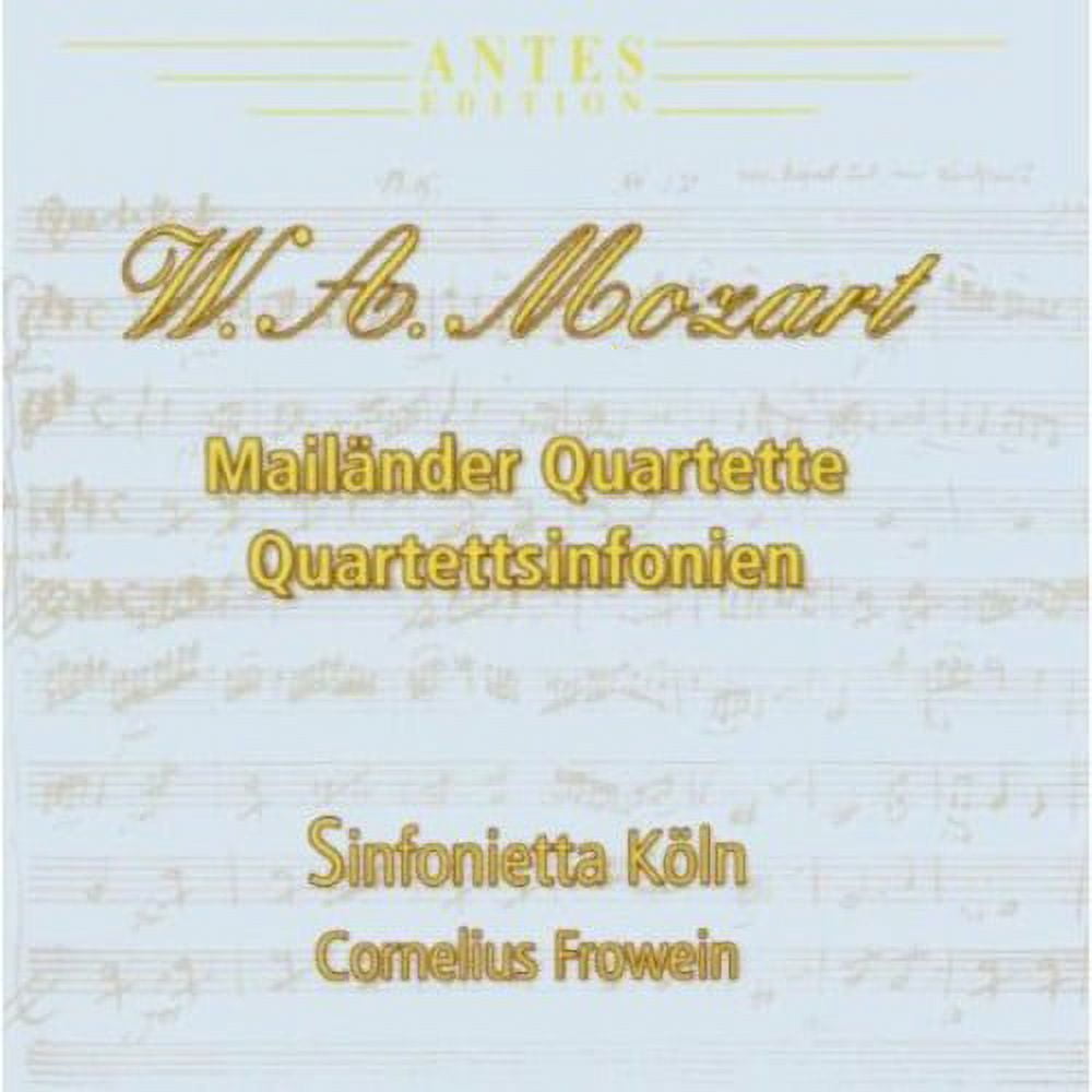 Mozart / Frowein / Sinfonietta Koln - Mailander Quartette - Music ...