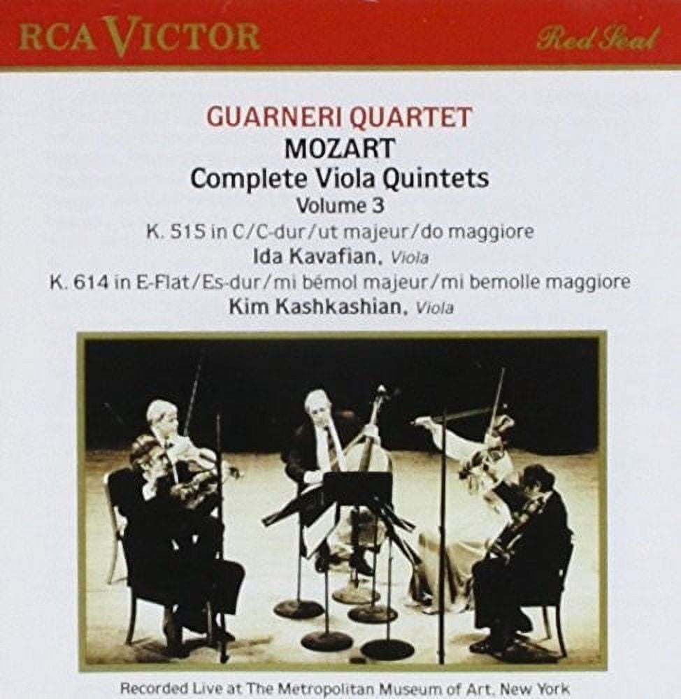Mozart / Kavafian / Guarneri String Quartet - Complete String Quintet - Music & Performance - CD ...