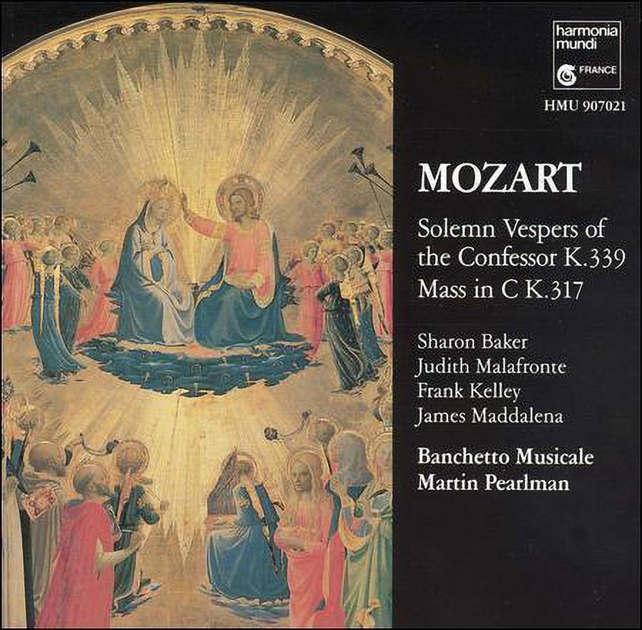 Pre-Owned - Mozart: Solemn Vespers of the Confessor K. 339; Mass in C 317 (CD, Feb-1991 ...