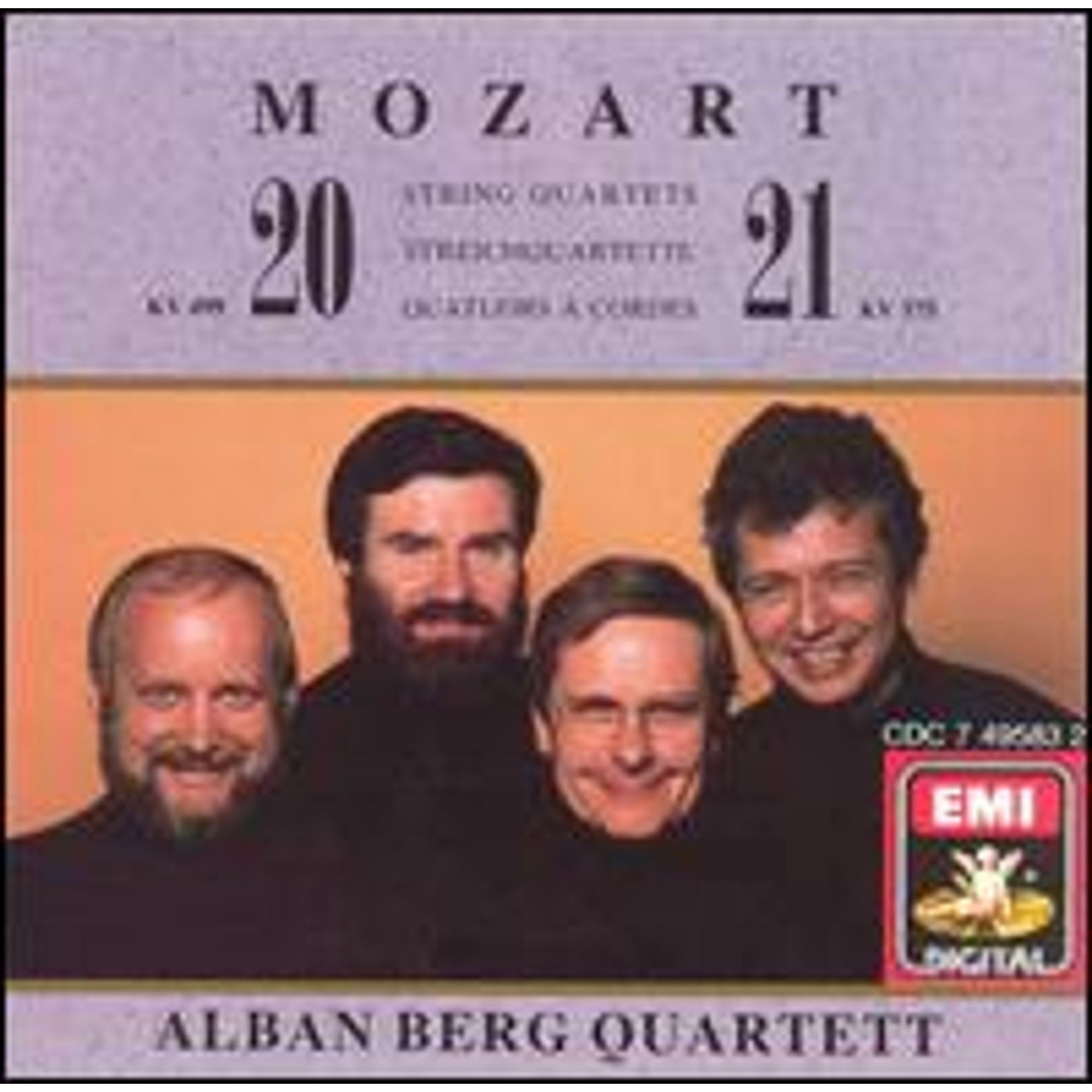 Mozart: String Quartets 20 KV 499, 21 KV 575 (CD) by Alban Berg Quartet - Walmart.com