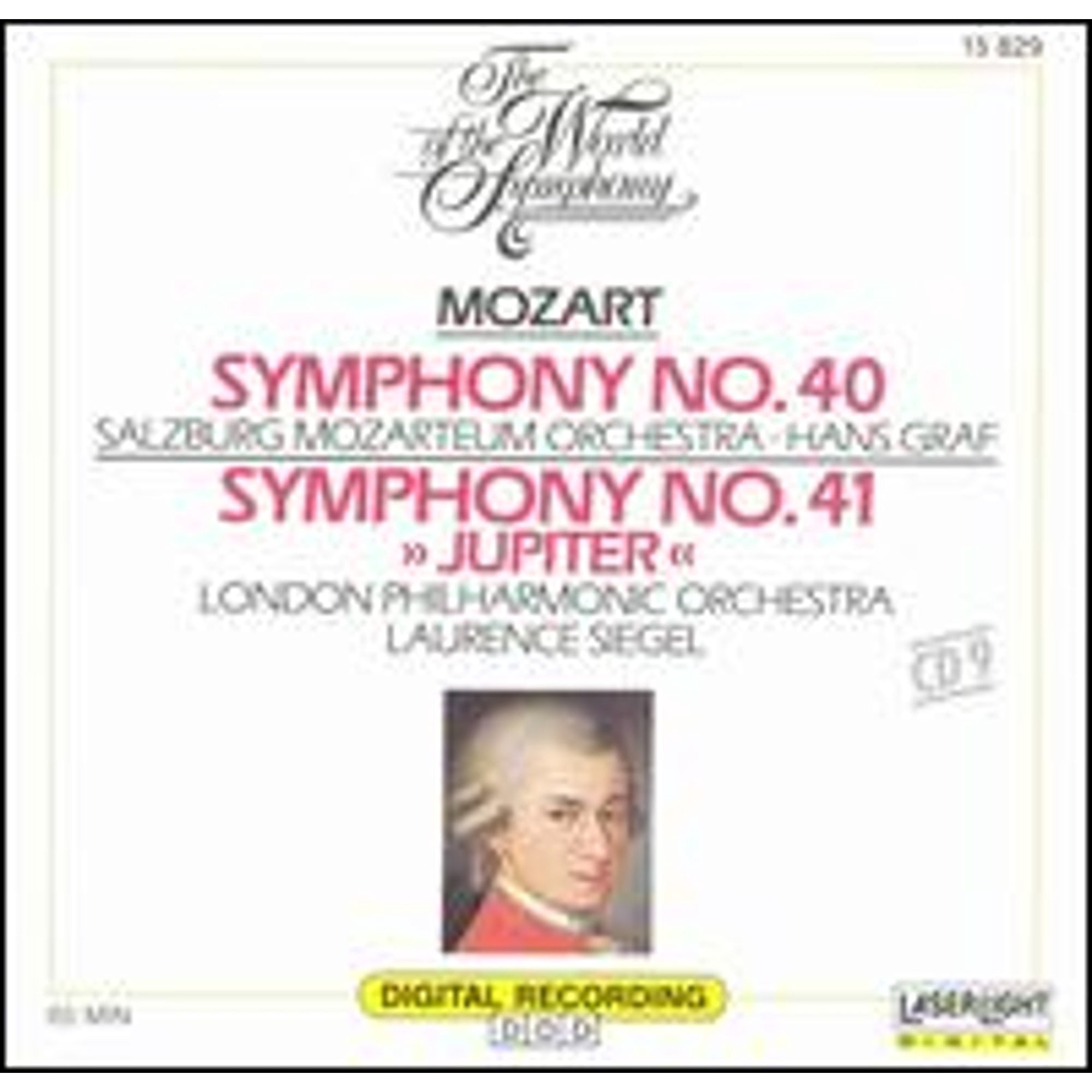 Pre-Owned Mozart: Symphonies Nos. 40 & 41 ("Jupiter") (CD 0018111582926 ...