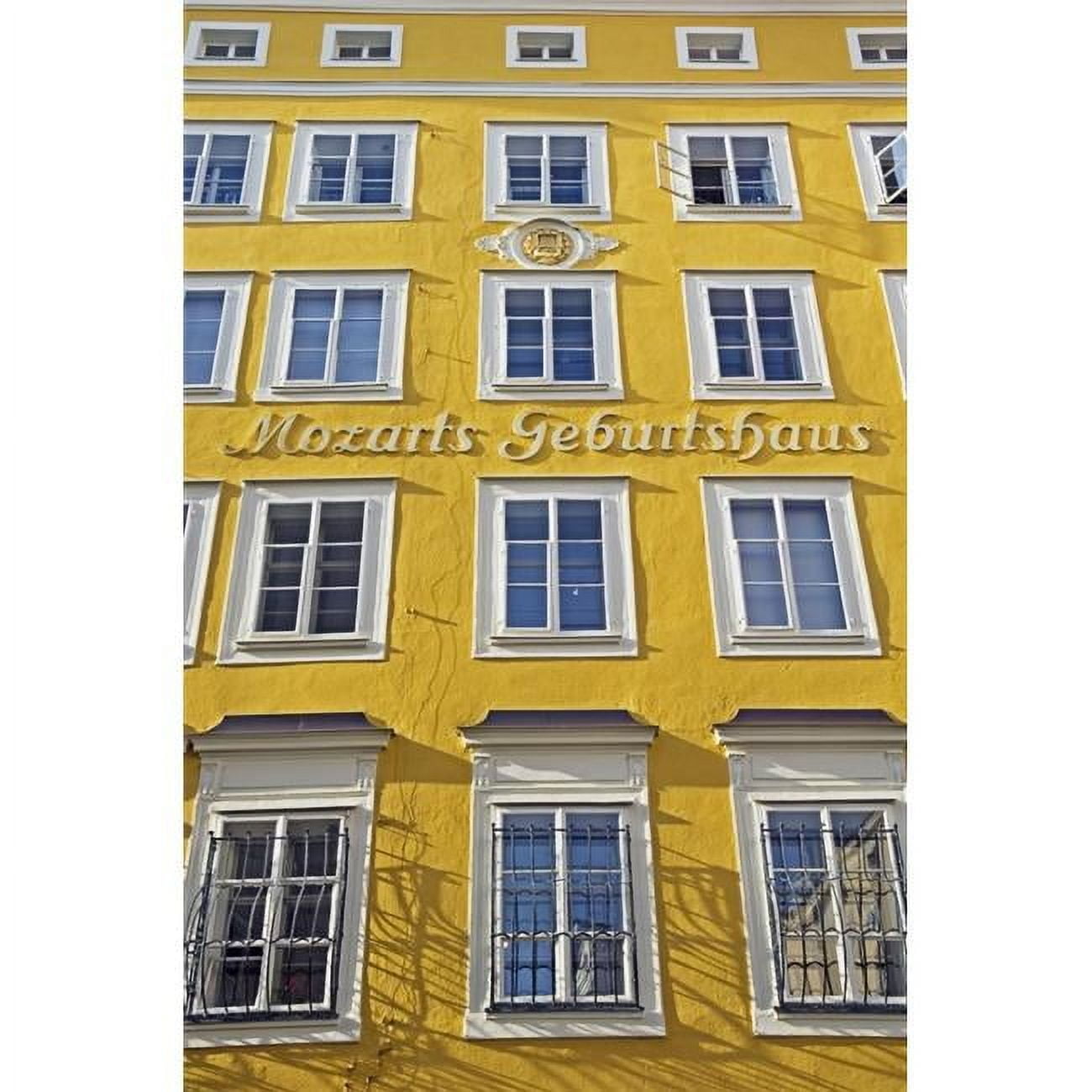 Mozarts Birthplace - Exterior Poster Print 11 x 17 - Walmart.com