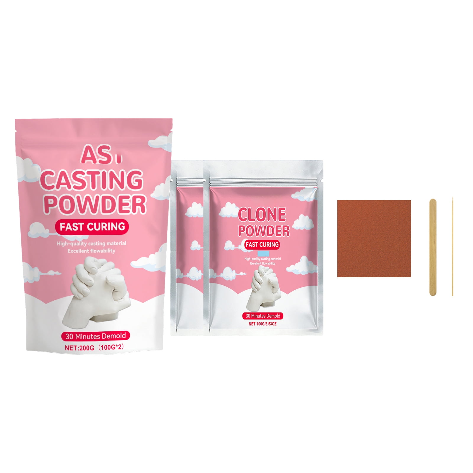 Mozhitti Casting Powder 100g Fast Curing 30 Minutes Demold Water ...