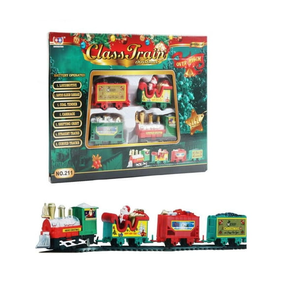 Mozhitti Christmas Electric Circumference Train Track Rail Train ...