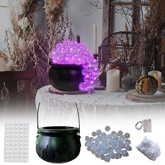Mozhitti Weird Halloween DIY Witch Bubble Pot Set Party Table Retro ...