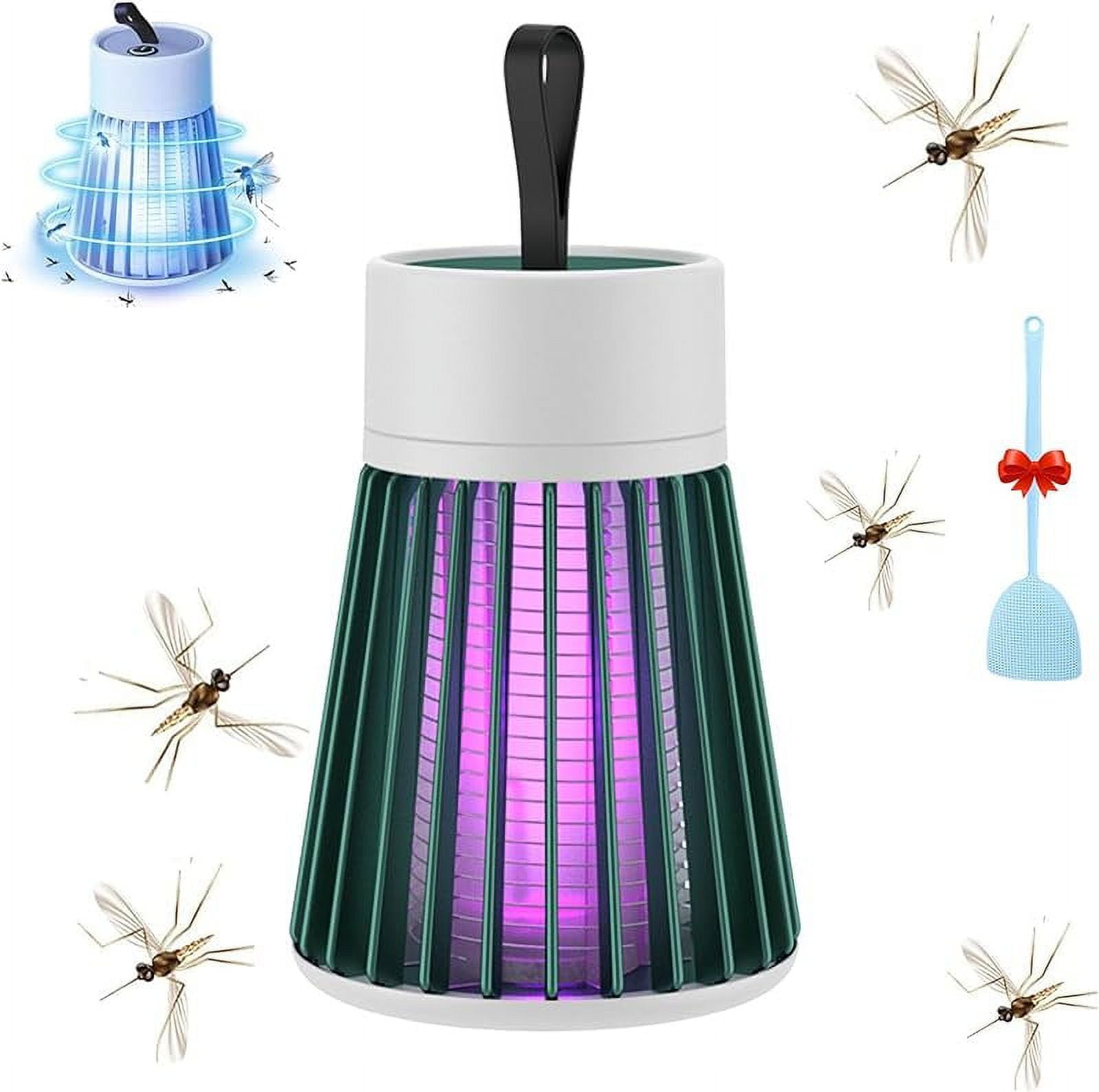 Outdoor & Indoor 350 Feet Solar Mosquito Zapper, Green - Walmart.com