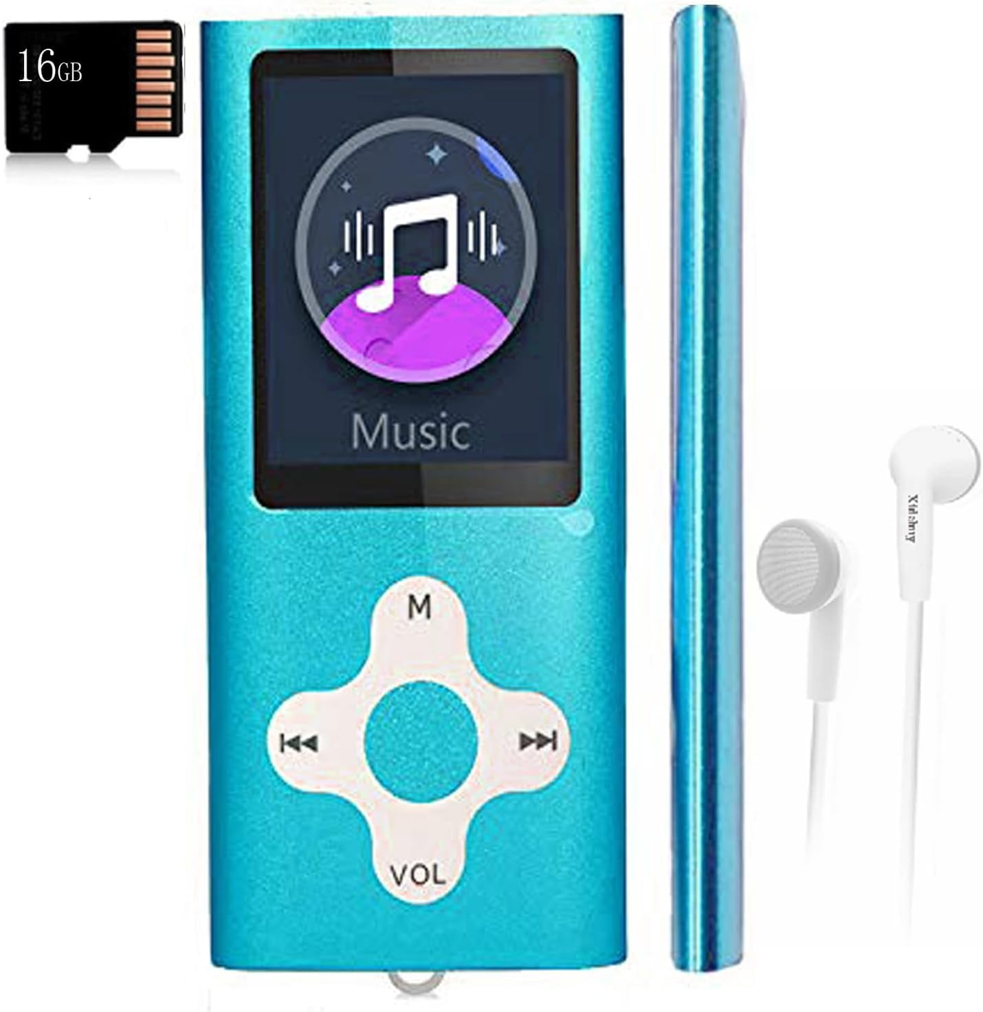 Mp3 Player,Music Player with a 16 XIULINB Memory Card Portable ...