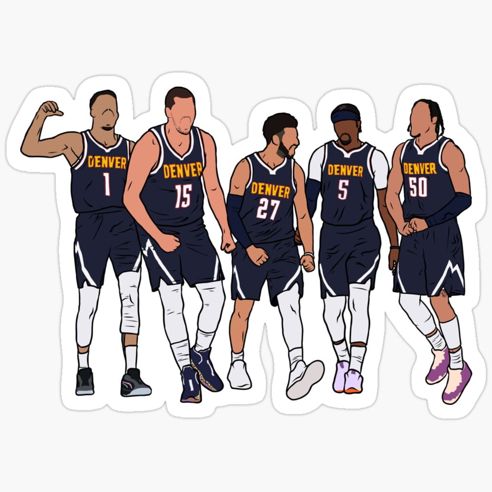Mpj, Jokic, Murray, Kcp & Ag Sticker Phone Decal Water Bottle Stickers ...