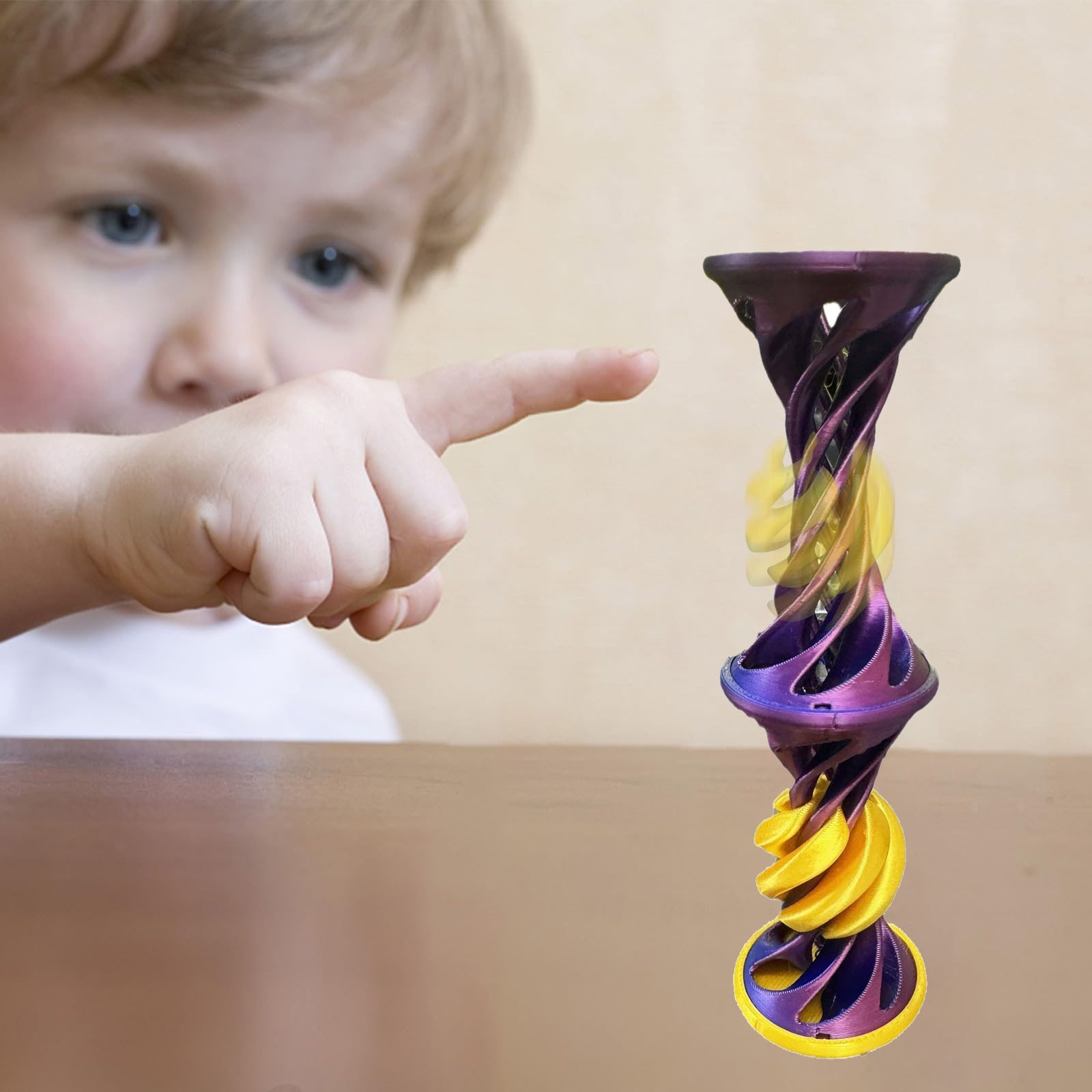 Mpossible Passthrough Sculpture 3D Printed Screw Rod Pass Through Toy ...