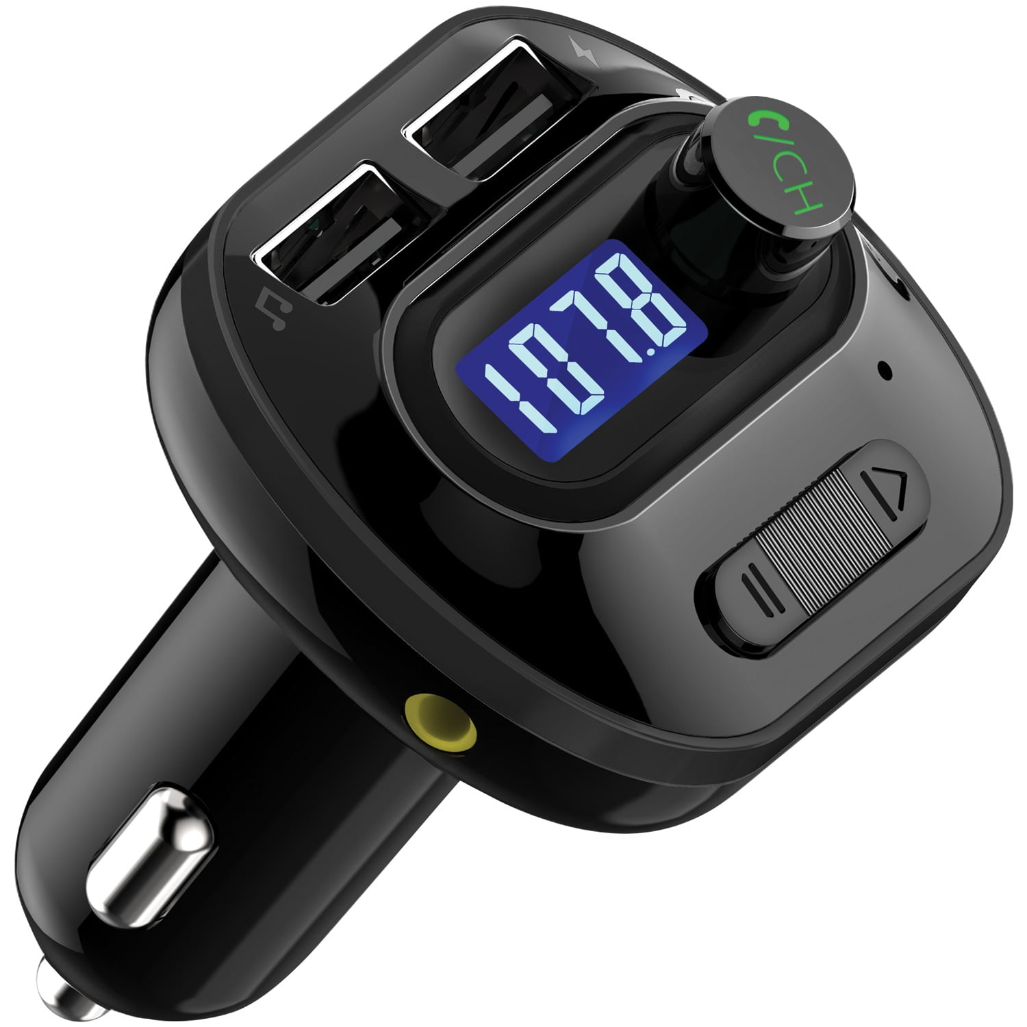 Mpow T2.0-Mini FM Trasmitter Dual USB for small spaces - Walmart.com