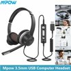 KOSS SB45 USB USB Connector Circumaural Communication Headset - Walmart.com