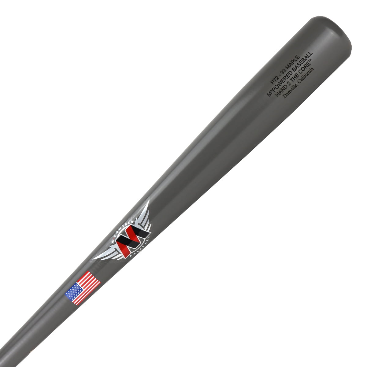 Mpowered Hard 2 the Core 072 Maple Wood Bats Gray 31" - Walmart.com