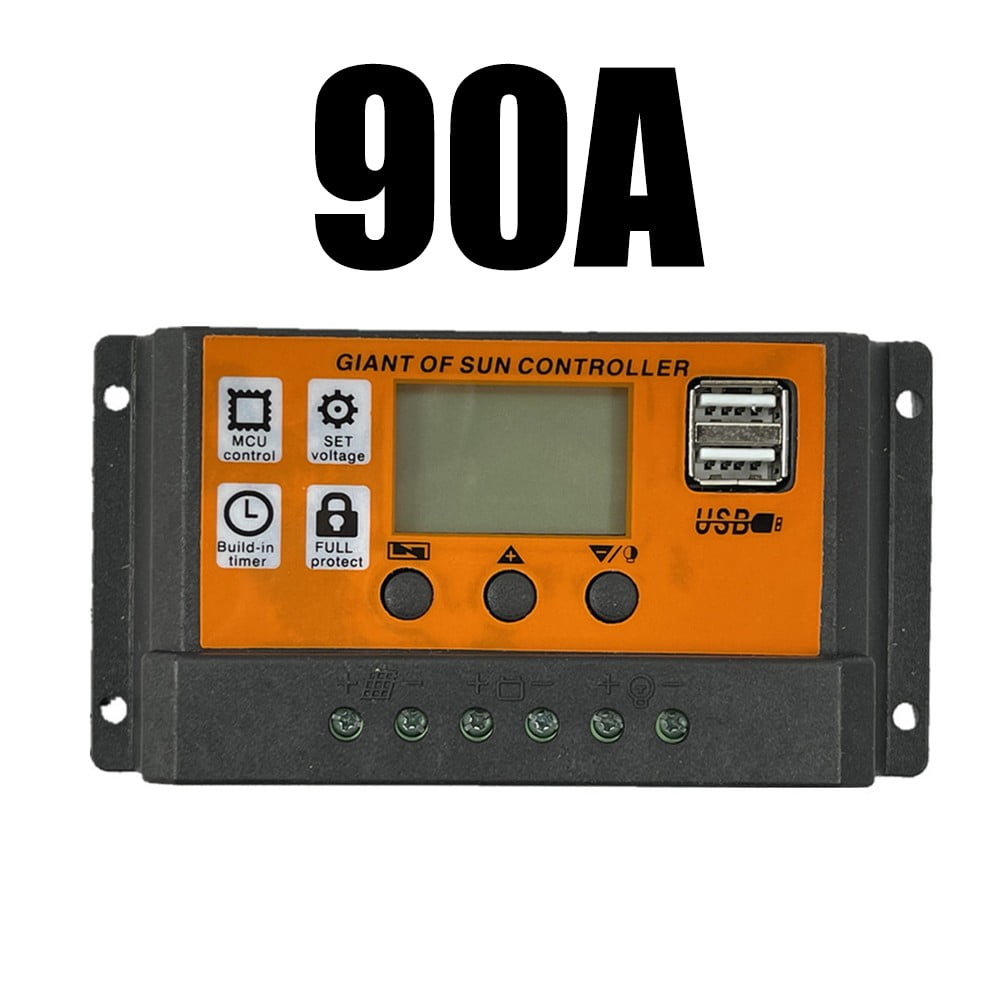 Mppt For Pwm Solar Charge Controller Solar Panel Battery Regulator Dual Usb Port 90A Fangkenuo ...