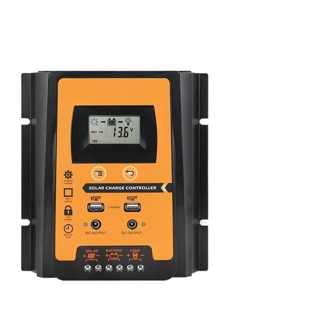 Mppt+PWM Solar Charge Controller 12V 24V 70A Solar Controller Solar ...