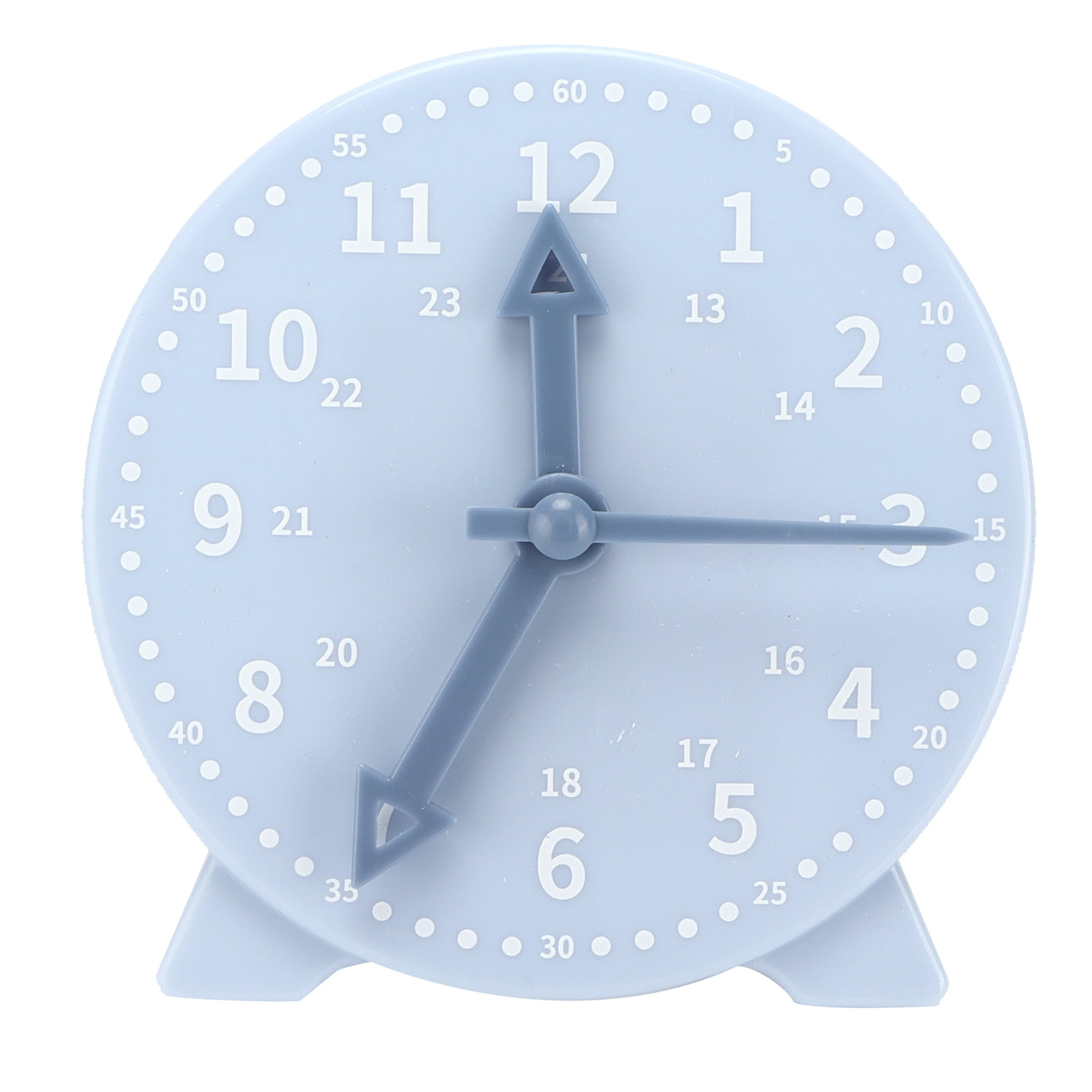 Mprince Clock Model Blue Learning Time Mathematics Teaching Aids with 3 ...