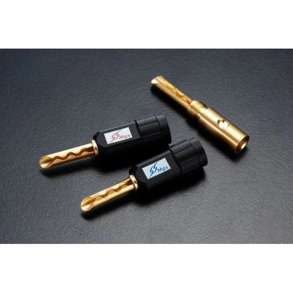 Mps Shark 2 Banana Speaker Cable Connectors - Audiophile Quality - Pair ...