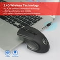 Mpuse 2.4GHz Wireless Optical USB Gaming Mouse 2400DPI Rechargeable ...