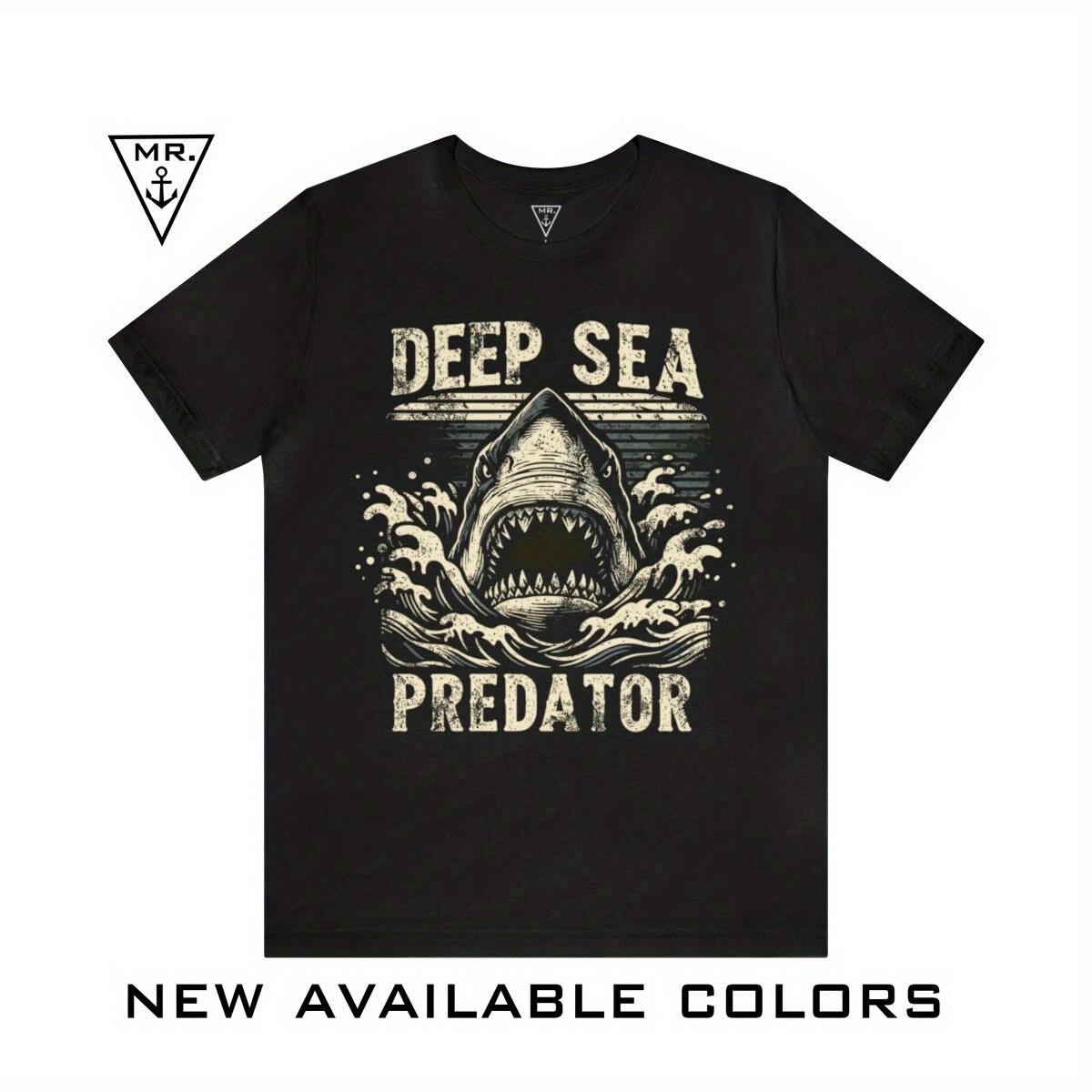 Mr. Anchor - Deep Sea Predator Unisex Nautical Jersey Tee - Walmart.com