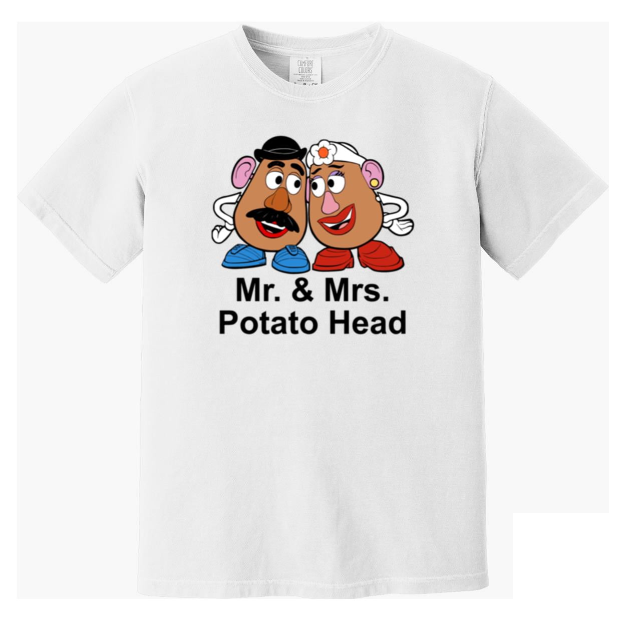 Mr And Mrs Potato Toy Parody Humor Style Comfort Color T-Shirts, for ...