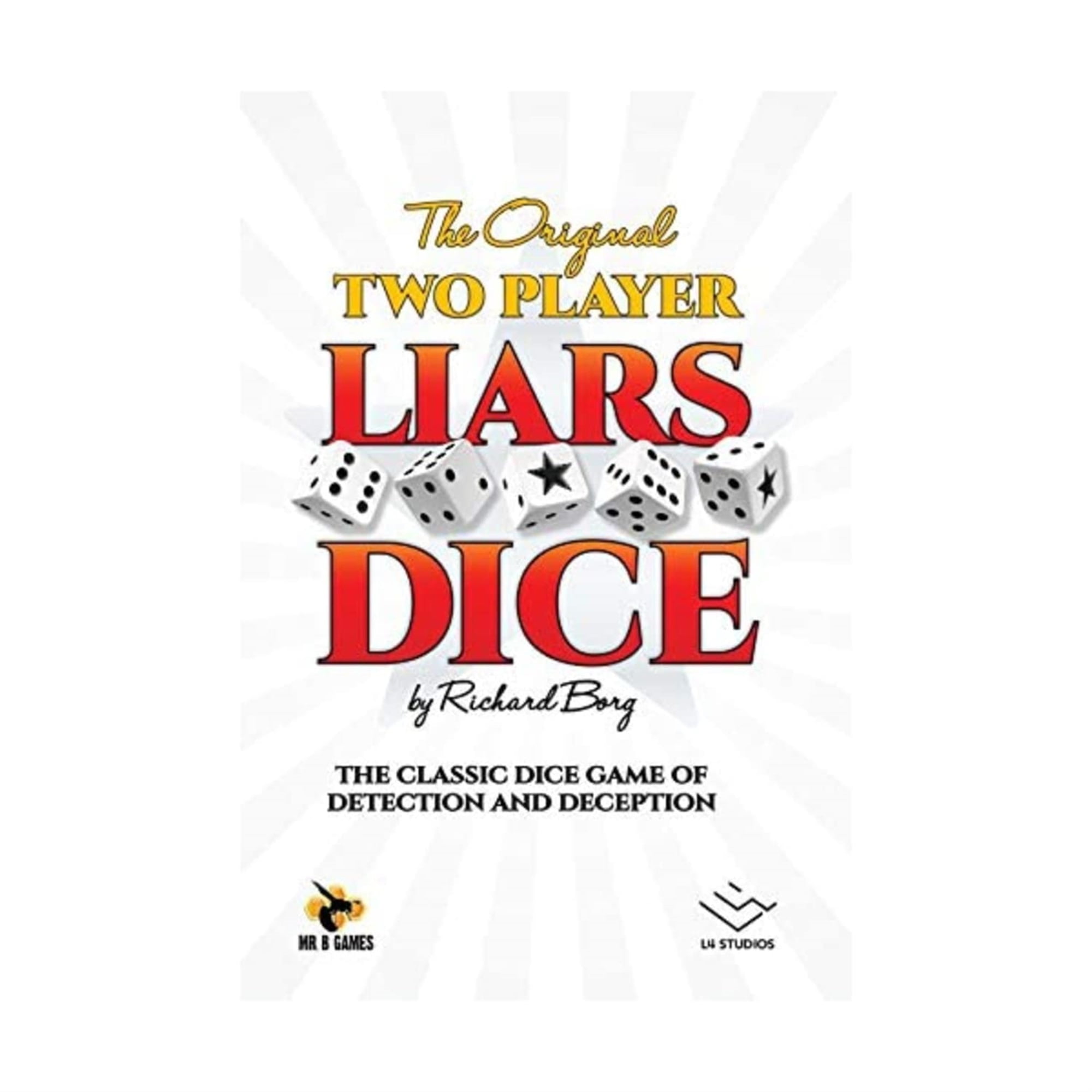 Mr. B Games Liars Dice 2 Player Edition Board Game - Walmart.com