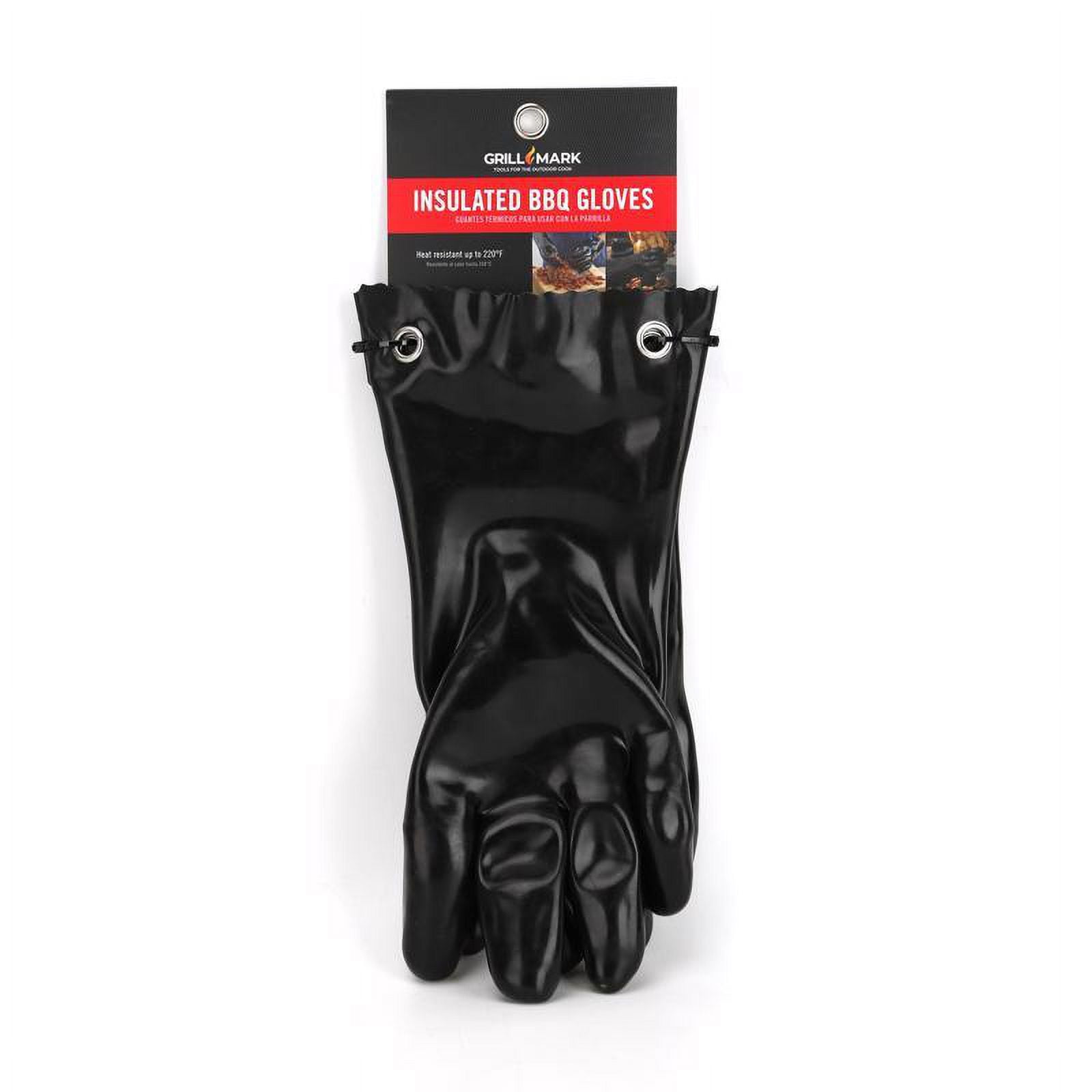 Mr. Bar-B-Q 8083944 Black Rubber Grilling Glove - Walmart.com