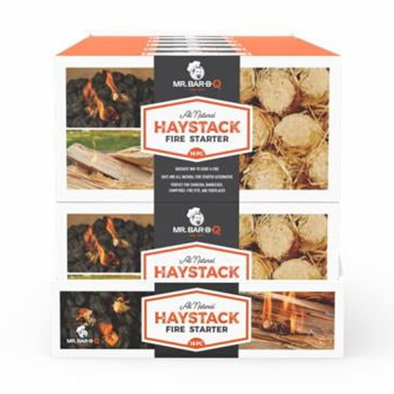 Mr. Bar-B-Q Haystack Fire Starters - 16 Haystacks Per Box - Walmart.com