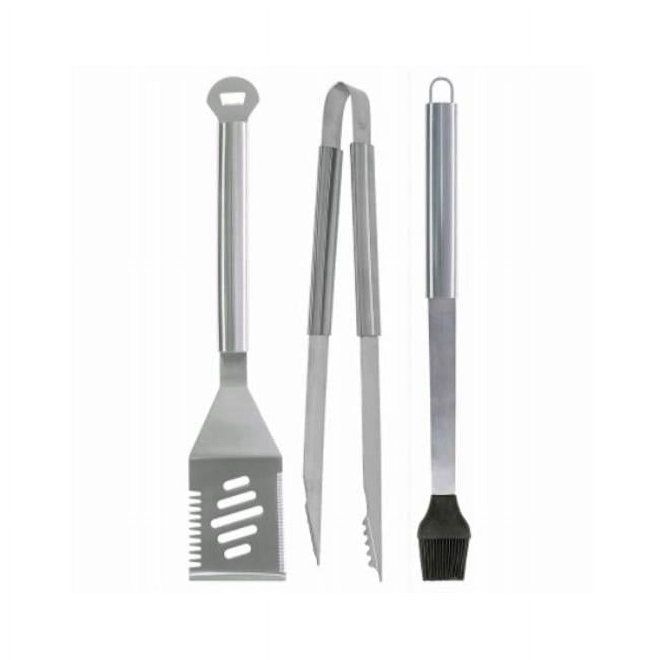 Mr Bar B Q Products Stainless Steel Tool Set - Pack of 6 - 3 Piece ...