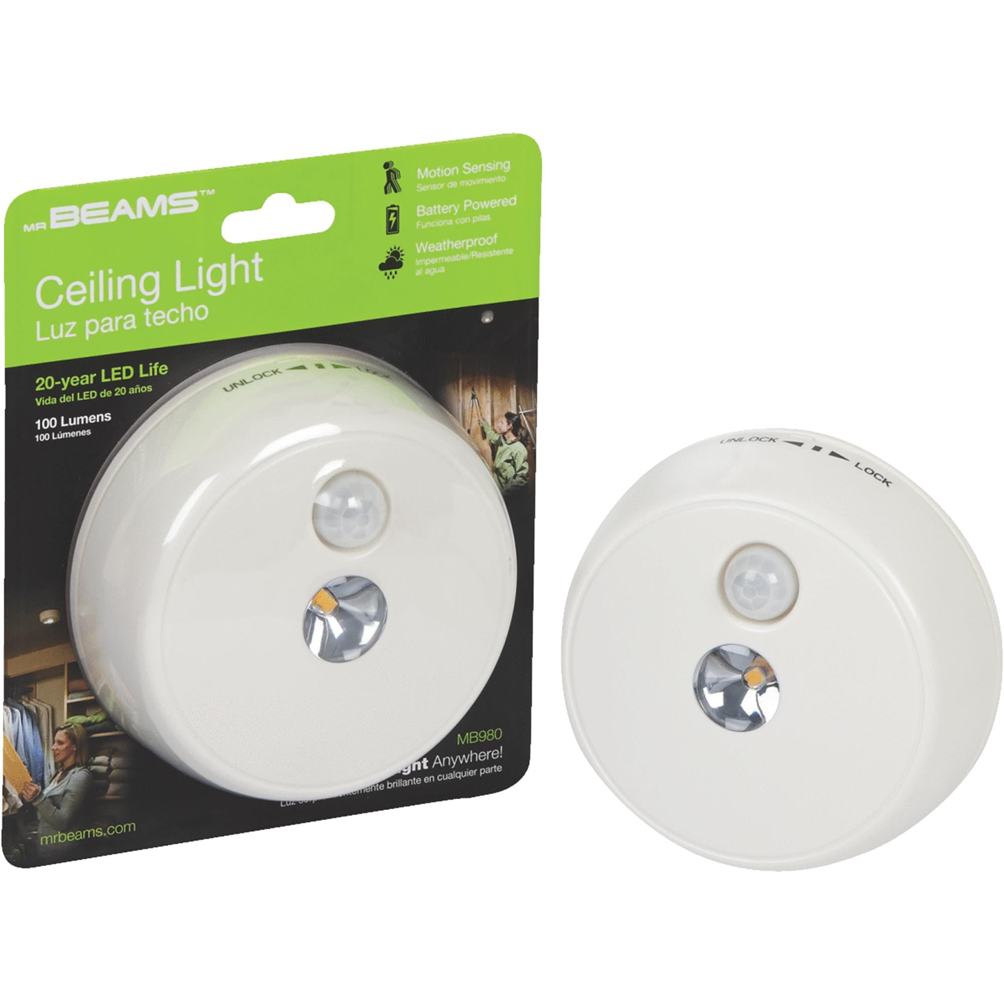 Mr. Beams Led White Ceiling Light MB980-WHT-01-02 - Walmart.com