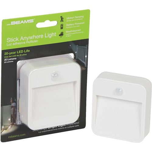 Mr. Beams Stick Anywhere Outdoor Battery Operated LED Light Fixture ...