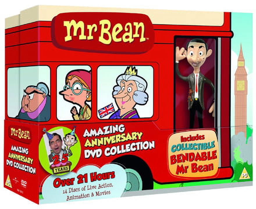 Mr Bean: 25th Anniversary Collection - 14-DVD Box Set & Mr Bean Doll ...