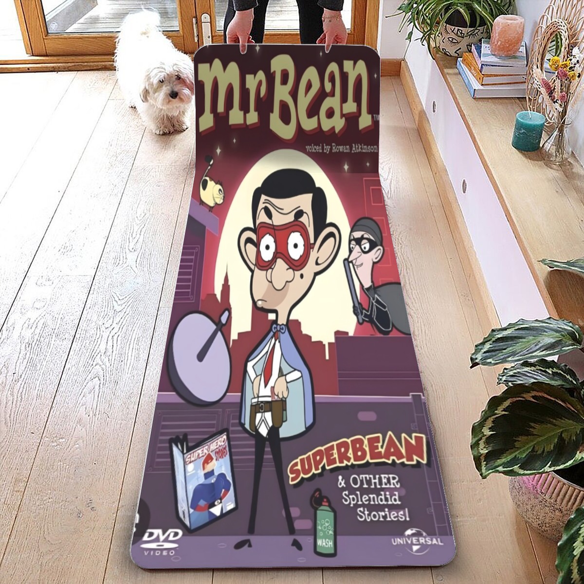 Mr. Bean: The Animated Series yoga mat offers comfortable sMr. Bean ...