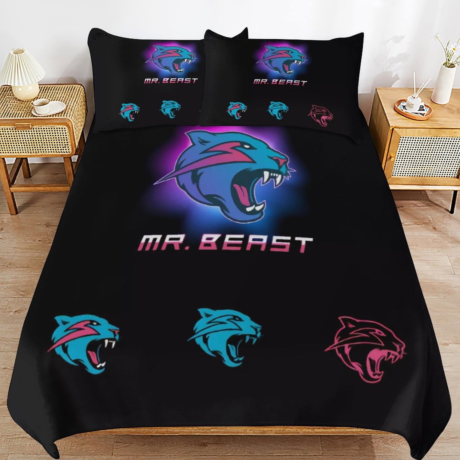 Customer reviews for Mr Beast 3-Piece All Season Bedding Set, Comforter ...