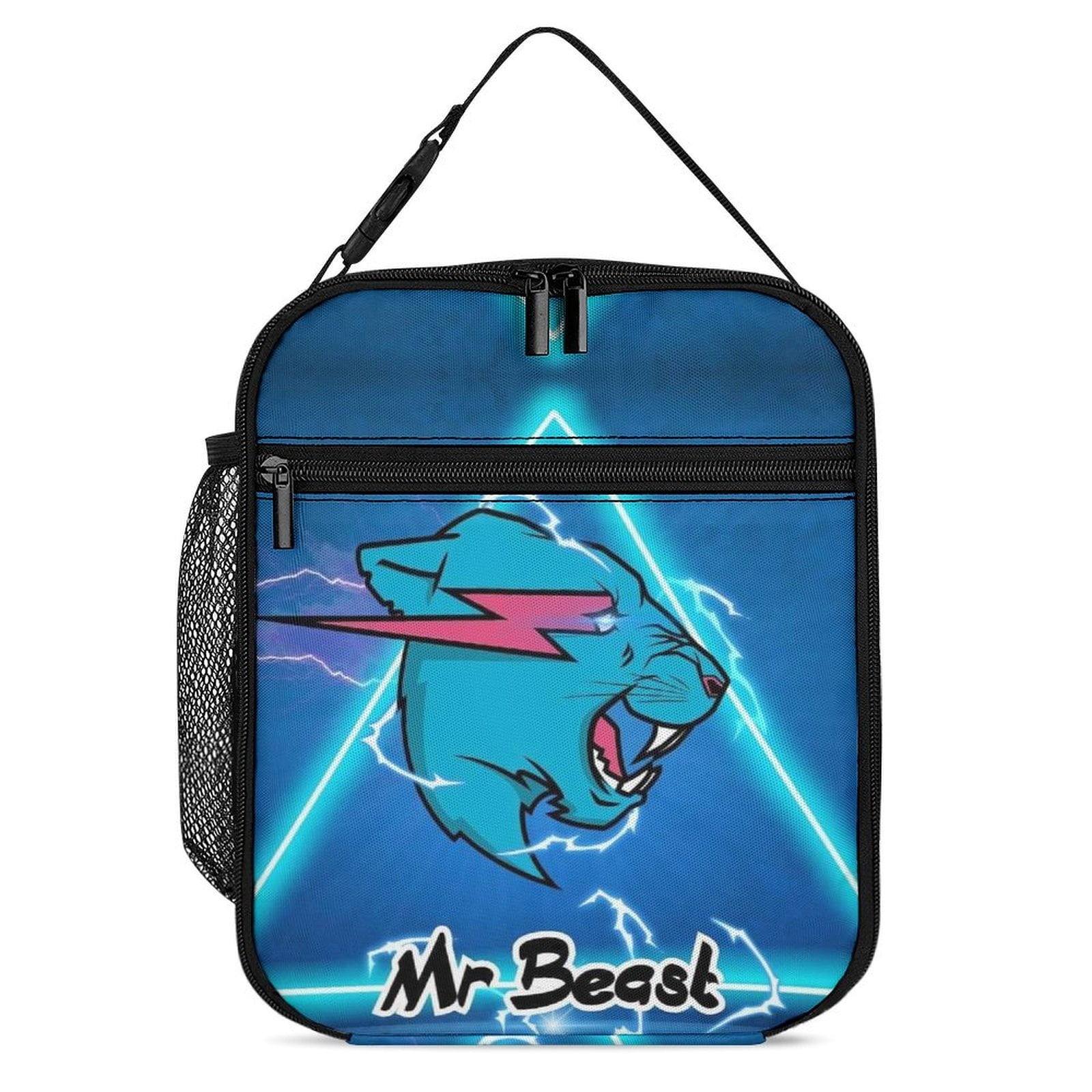 Mr Beast 9085 Custom Text Lunch Bag With Satchel Shoulder Strap ...