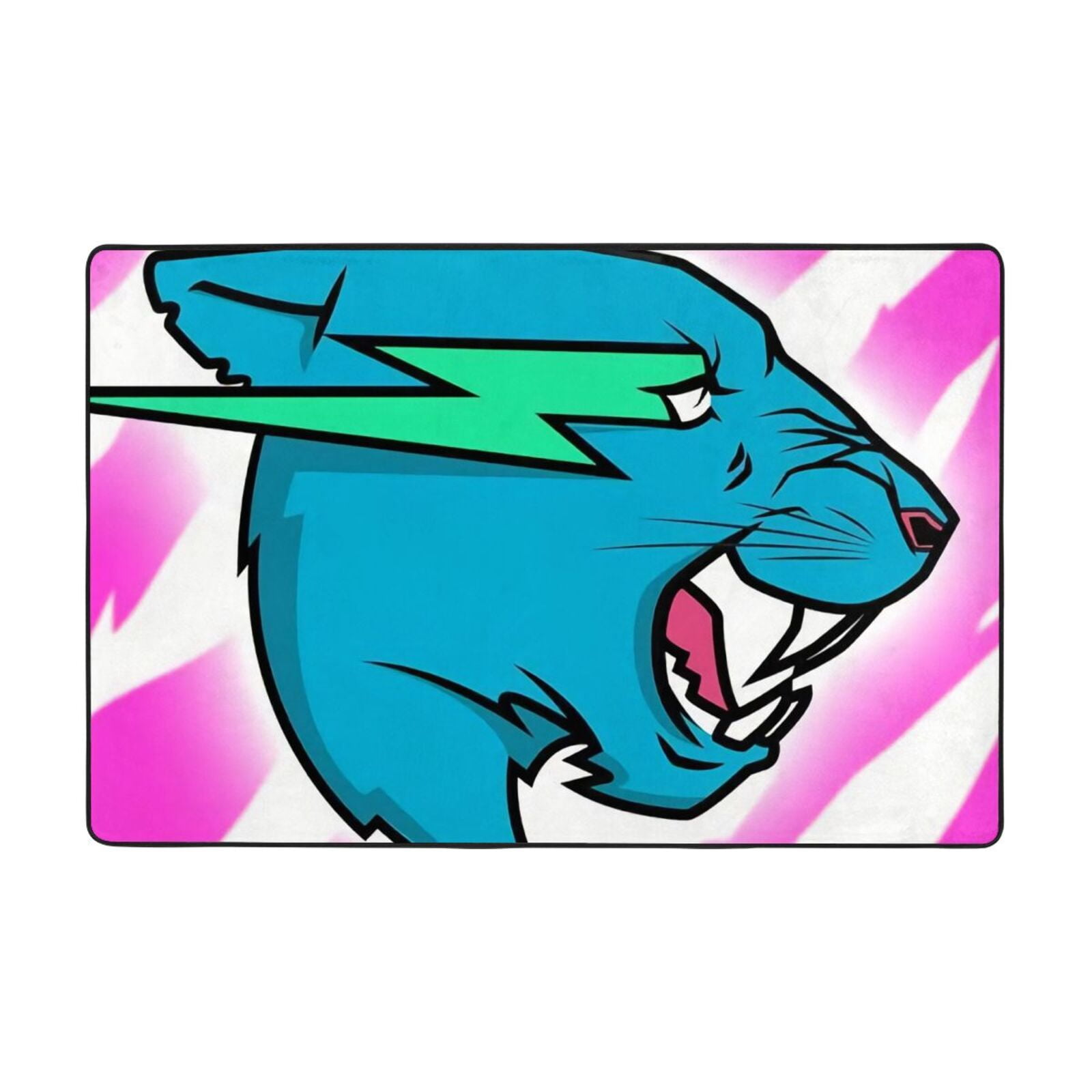 Mr-Beast 98 Gamer Rug Room Non-Slip Gaming Rug Cool Graffiti Gaming ...