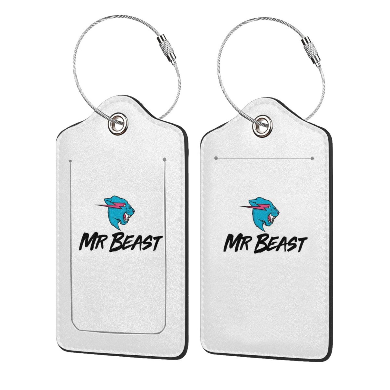 Mr Beast 9856 Luggage Tags for Suitcases Travel ID Identification ...