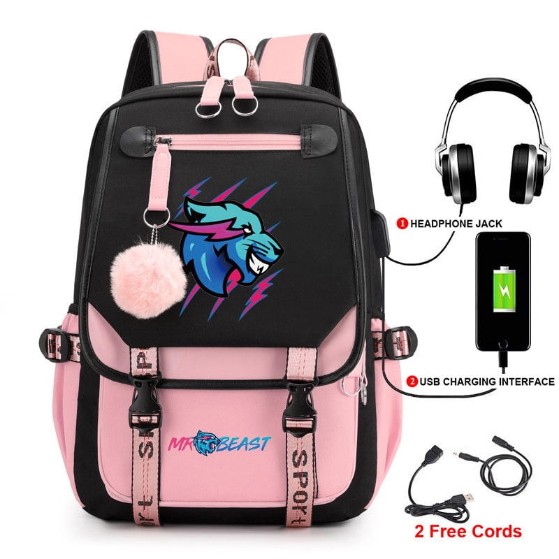 Mr Beast Back to School Backpack, 18 Inch Durable Travel & School ...