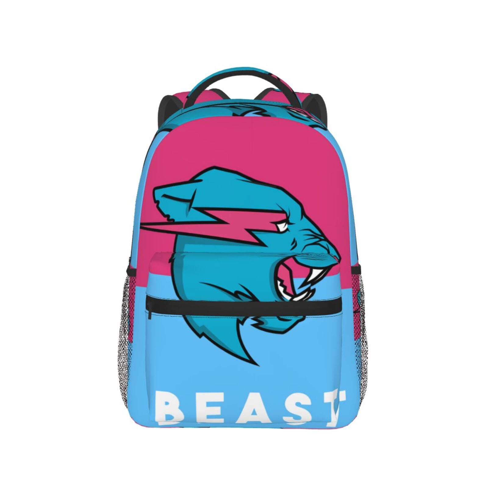 Mr-Beast Backpack,Fabric & PVC Backpack with Reinforced Strap for Women ...