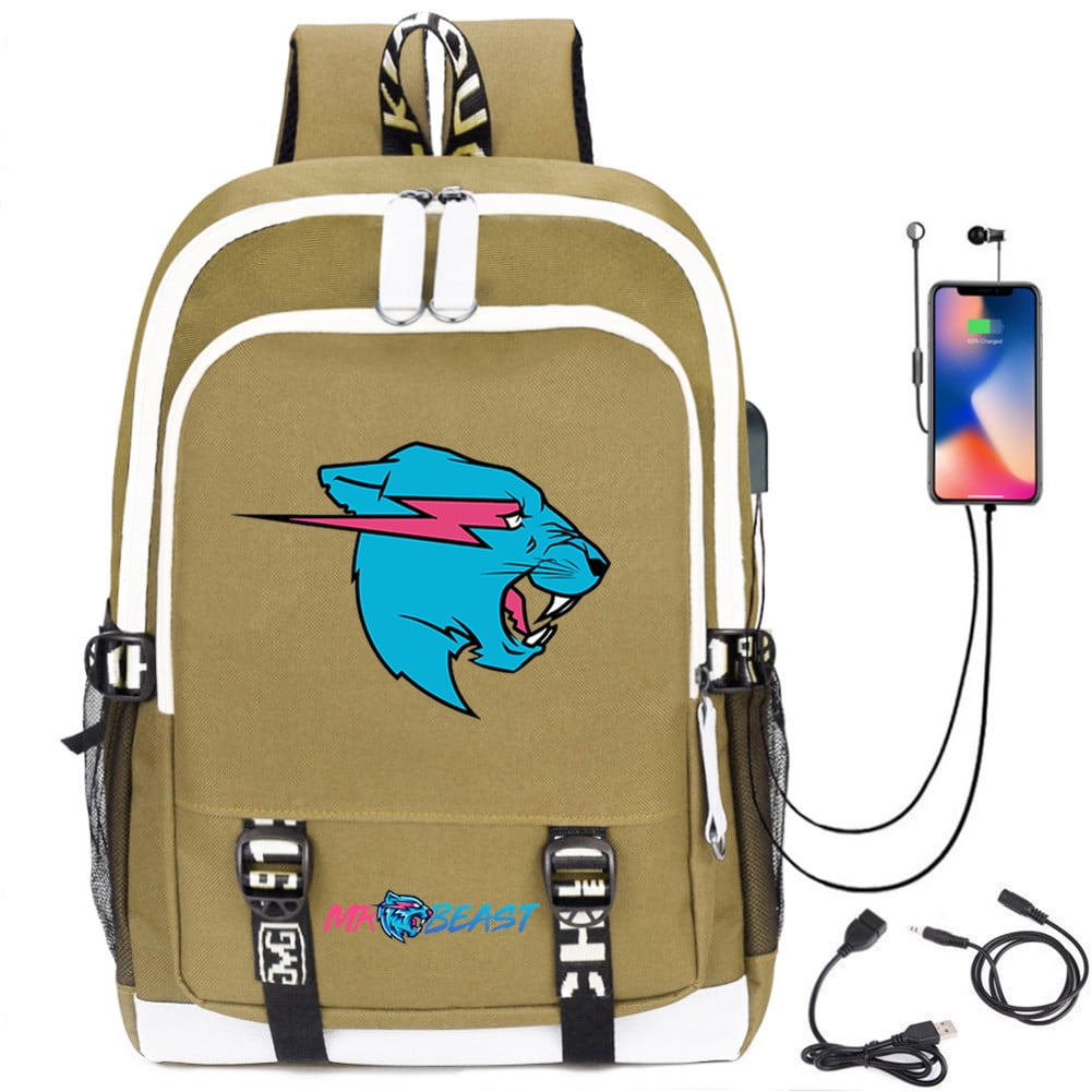 Mr Beast Backpack Large Capacity Lightweight Sports Travel Laptop Bag ...