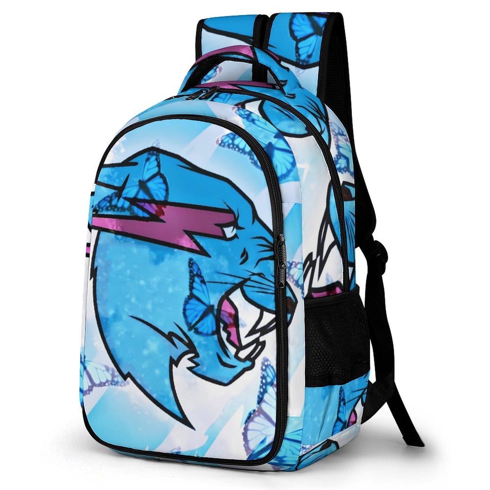 Mr-Beast Backpack, Lightweight Dual Zippers School Backpacks Adjustable ...