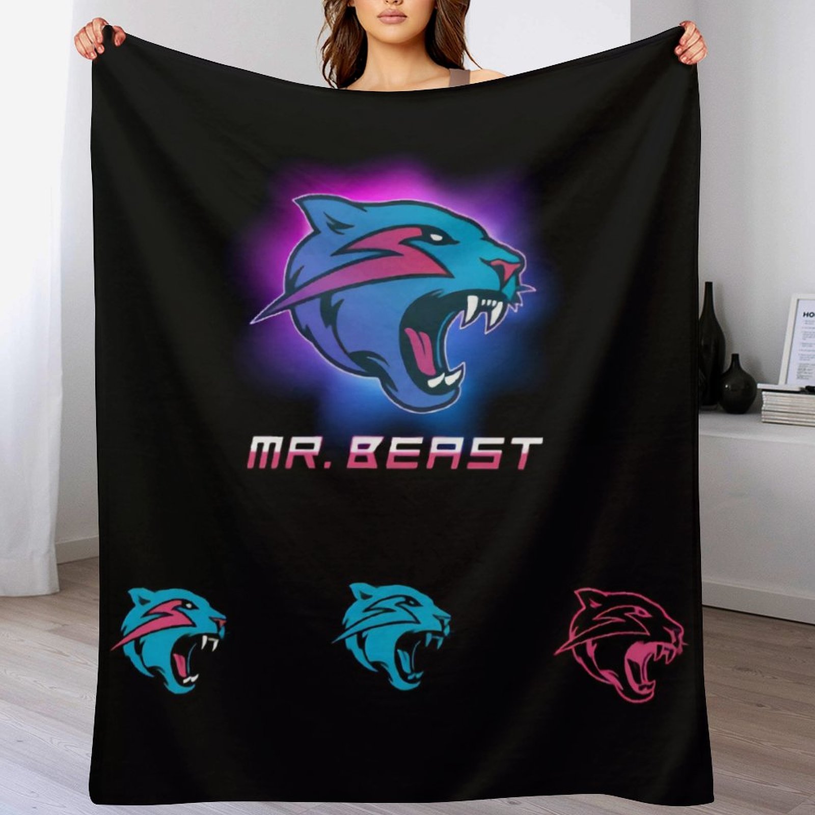 Mr Beast Blanket Super Soft Throw Blanket Lightweight Blanket for Men ...