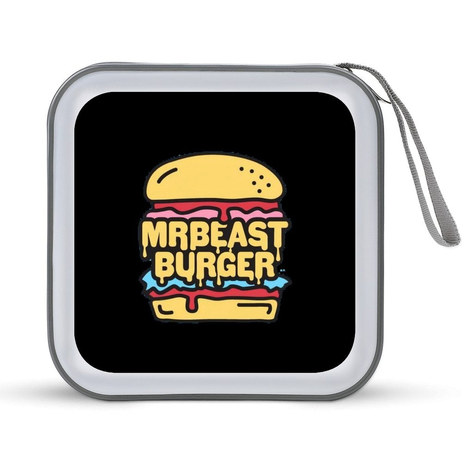 Mr-Beast Burgers CD Case, 40 Capacity VCD/DVD Case Holders Wallet Hard ...