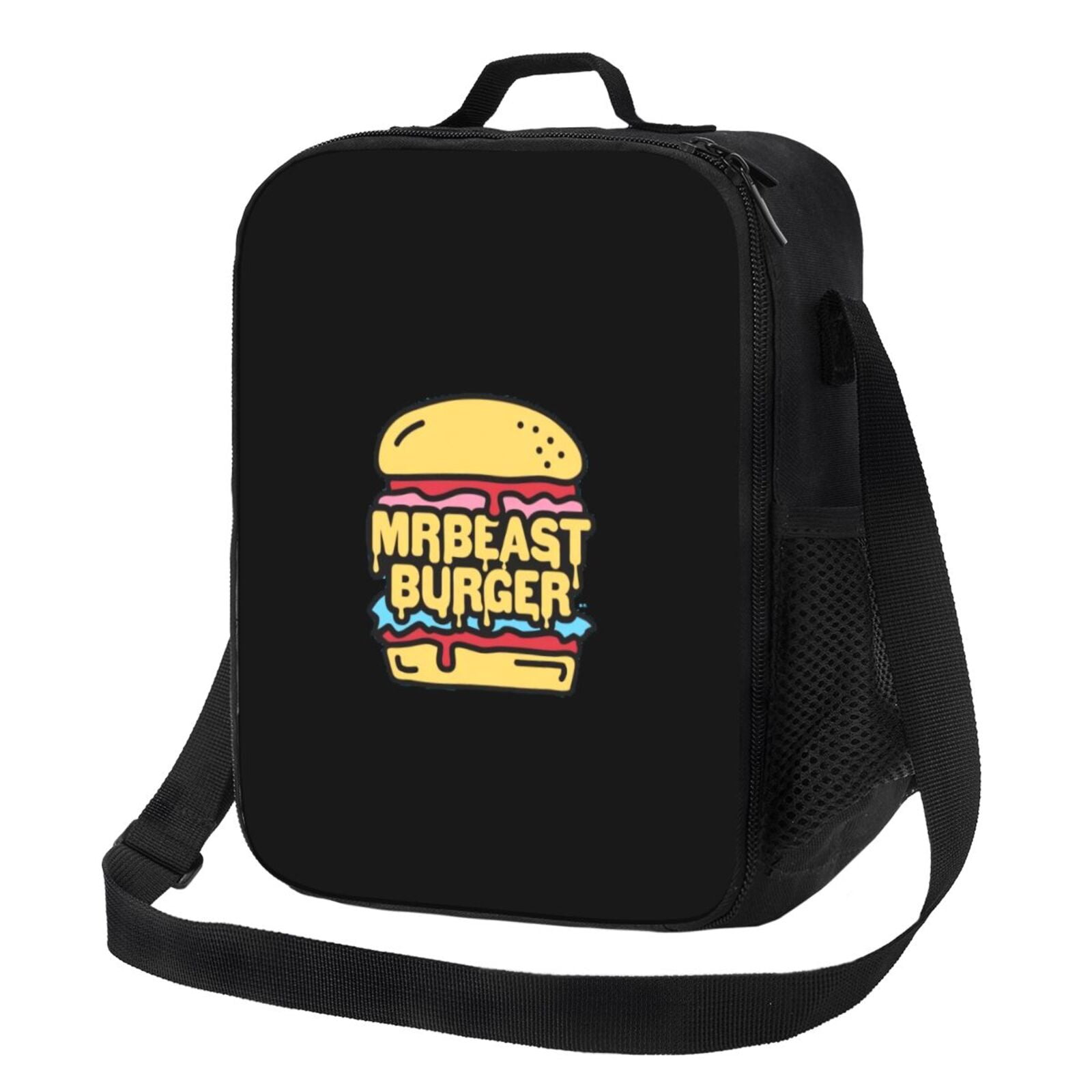 Mr-Beast Burgers Crossbody Lunch Bag Portable Leakproof Reusable ...