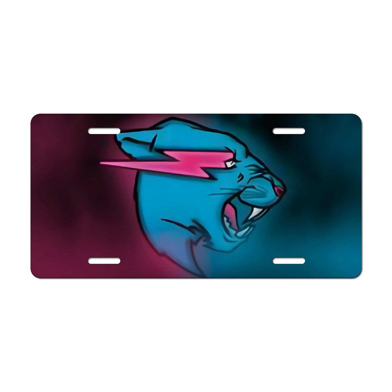 Mr Beast Car License Plate Cute Anime License Plate Covers Holder ...