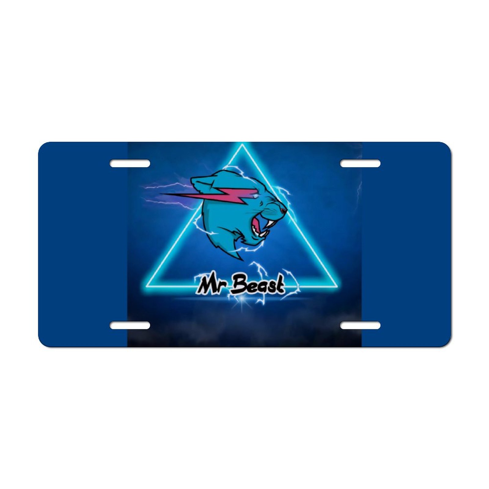 Mr Beast Car License Plate Cute Anime License Plate Covers Holder ...