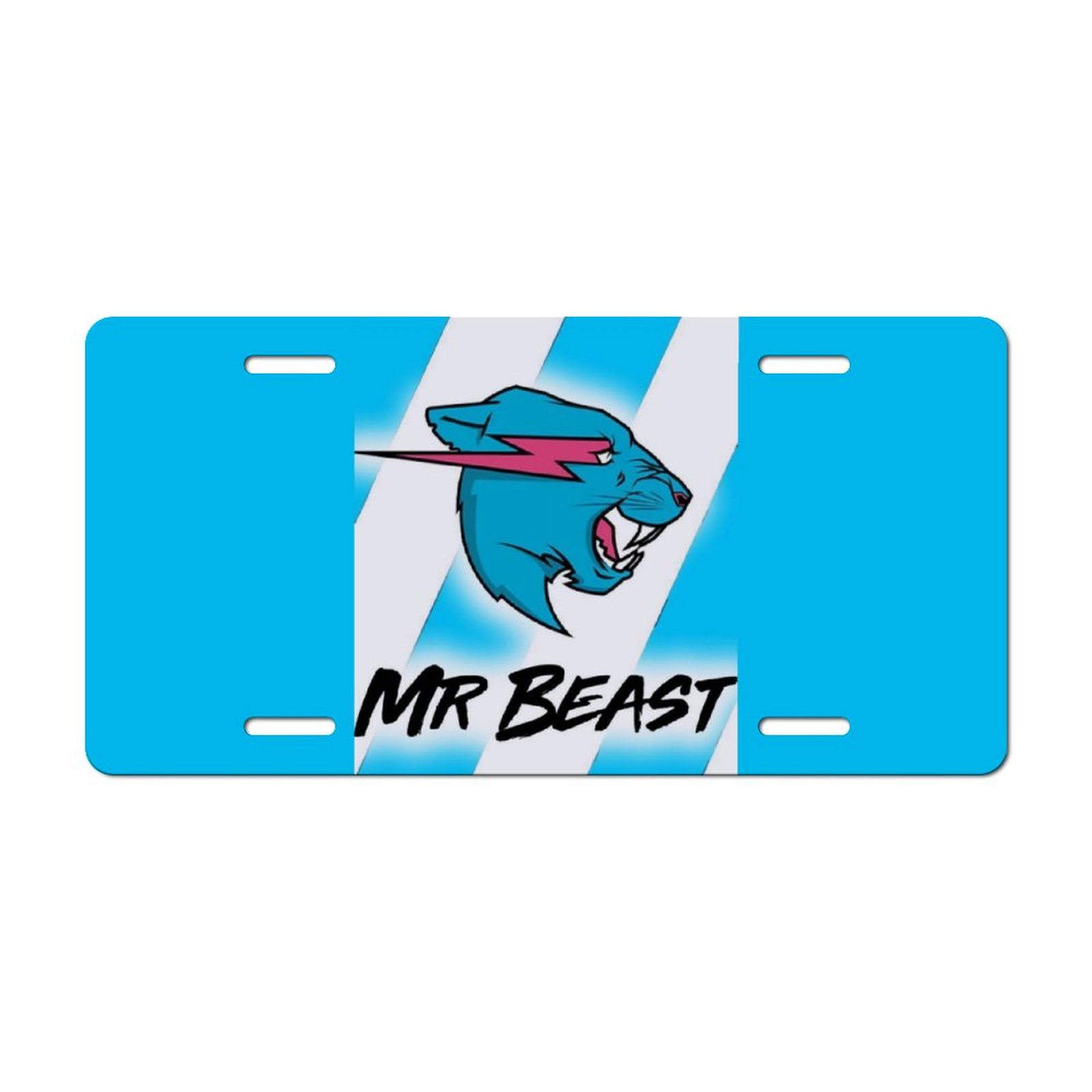 Mr Beast Car License Plate Cute Anime License Plate Covers Holder ...
