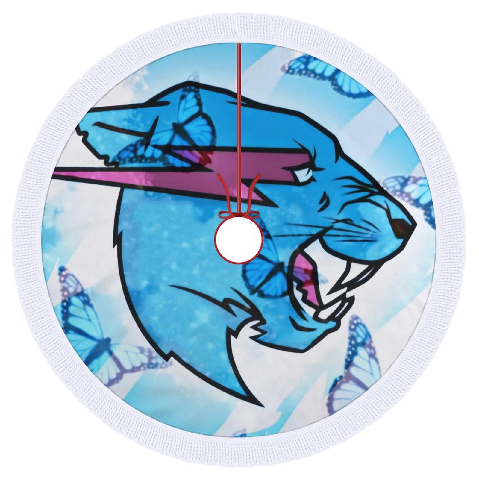 Mr Beast Christmas Tree Skirt 36 inch Tree Skirt Large Xmas Tree Skirt ...