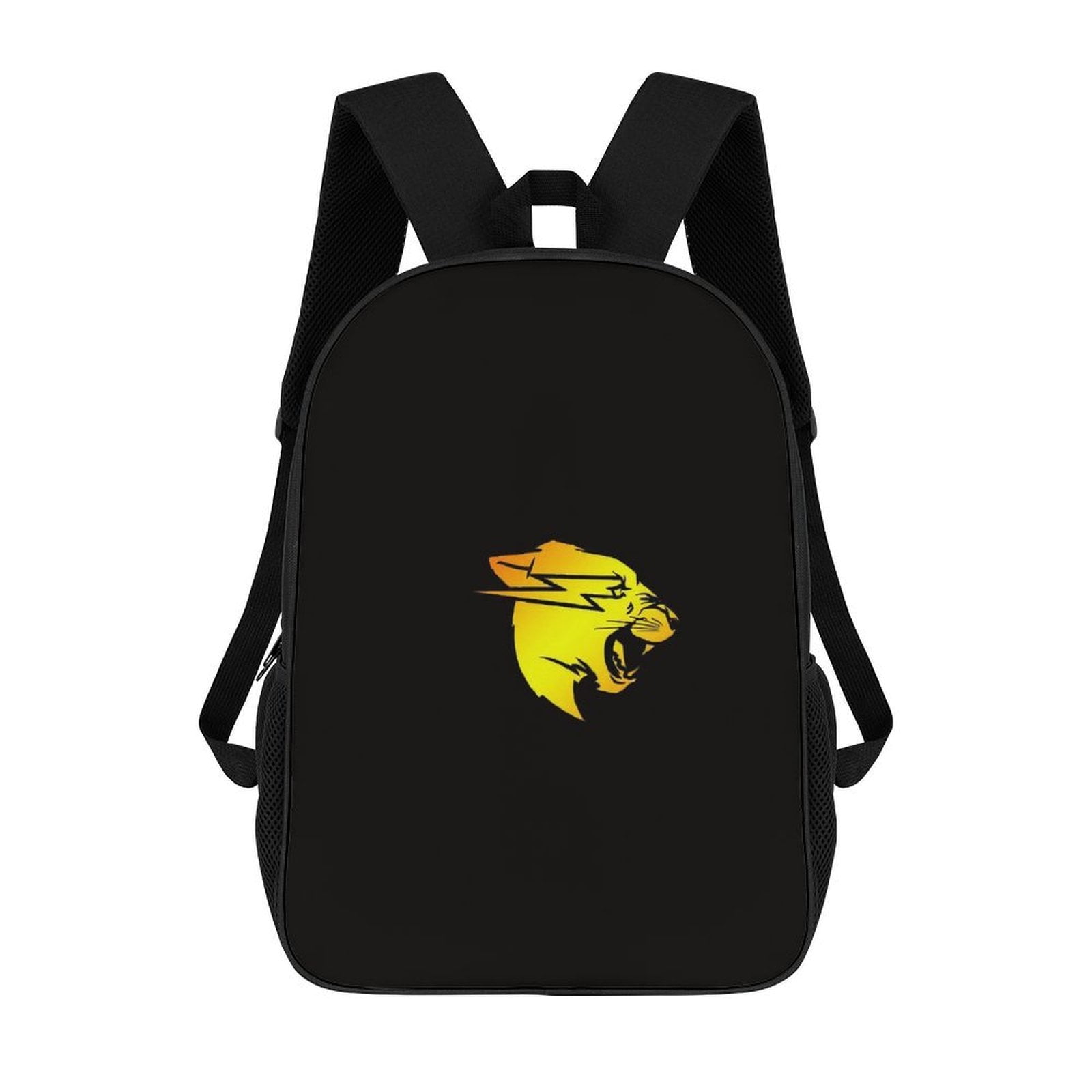 Mr-Beast Gold Logo Backpack Travel Bag for Men & Women Lightweight ...