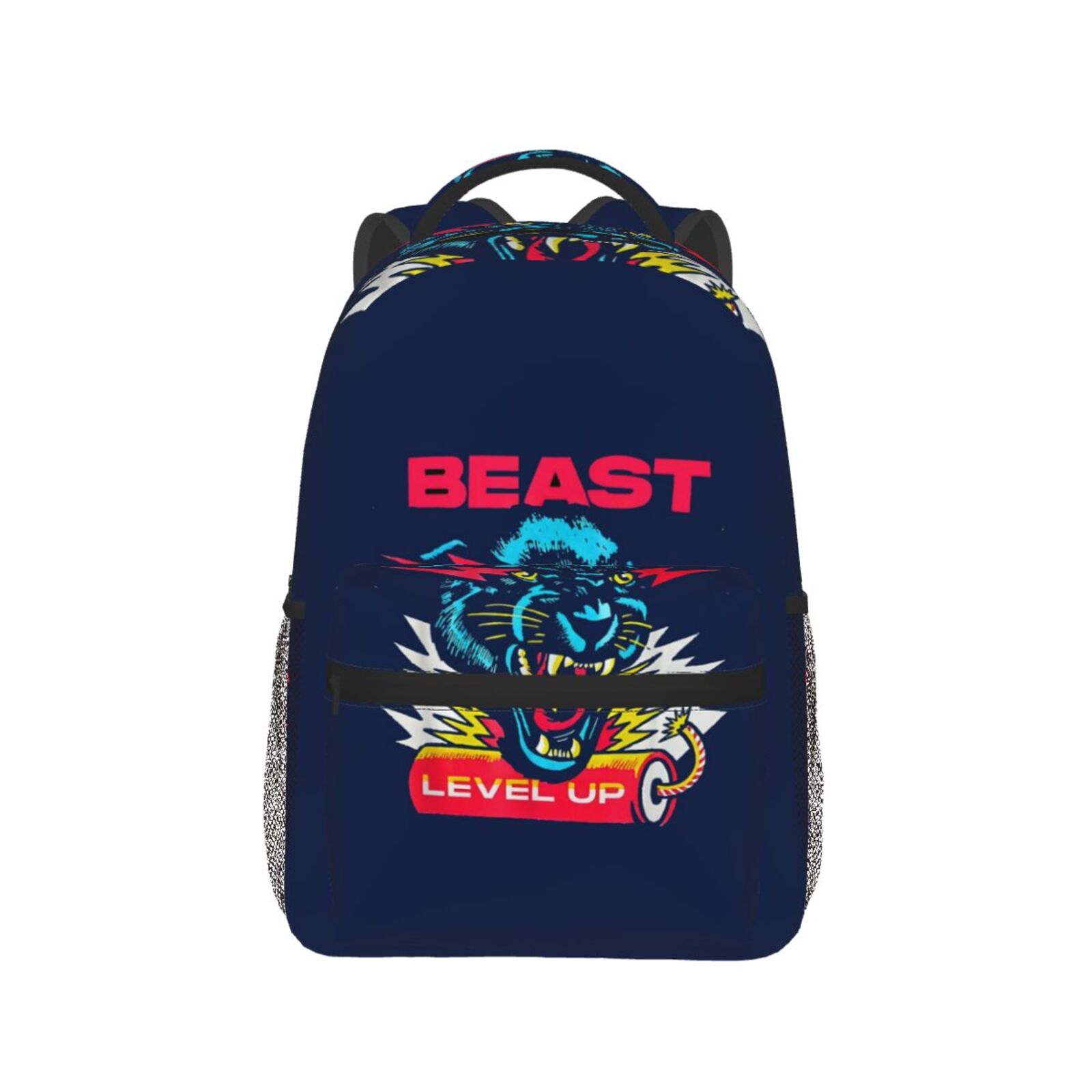 Mr Beast Level Up Logo Backpack 15.7 Inch,Travel Backpack Lightweight ...