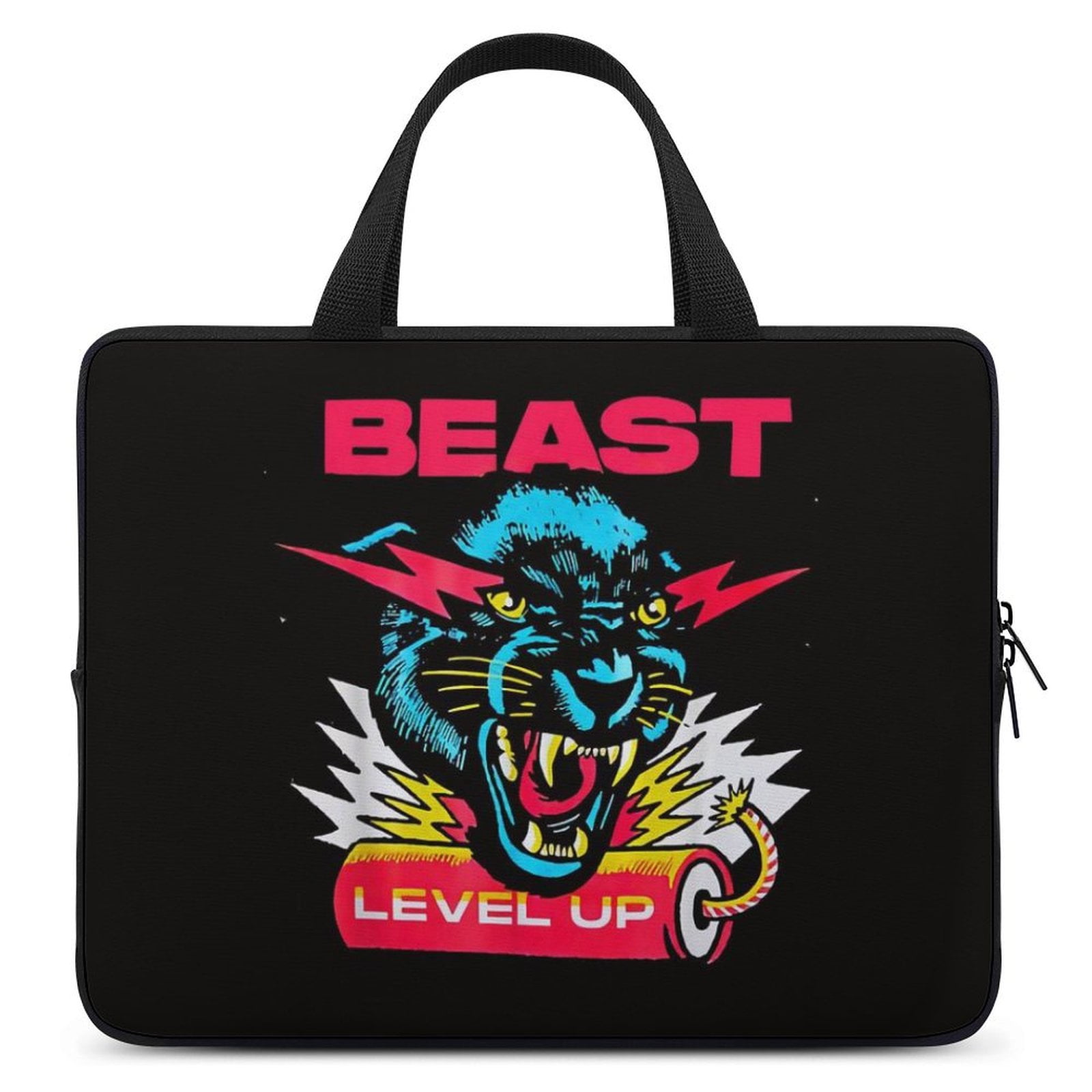 Mr Beast Level Up Logo Laptop Bag for Women Men 12 Inch,Laptop Tote Work Bag Professional ...