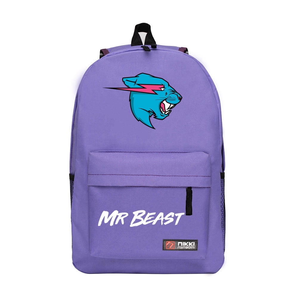 Mr Beast Lightning Backpack Casual Daypack Travel Hiking Carry on Bags ...